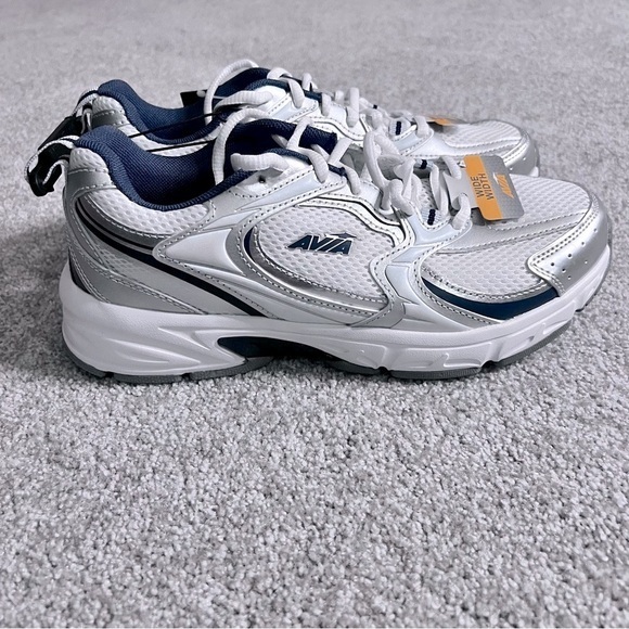 Avia | Shoes | Nwt Avia Mens Leather And Mesh Lace Up Sneakers | Poshmark